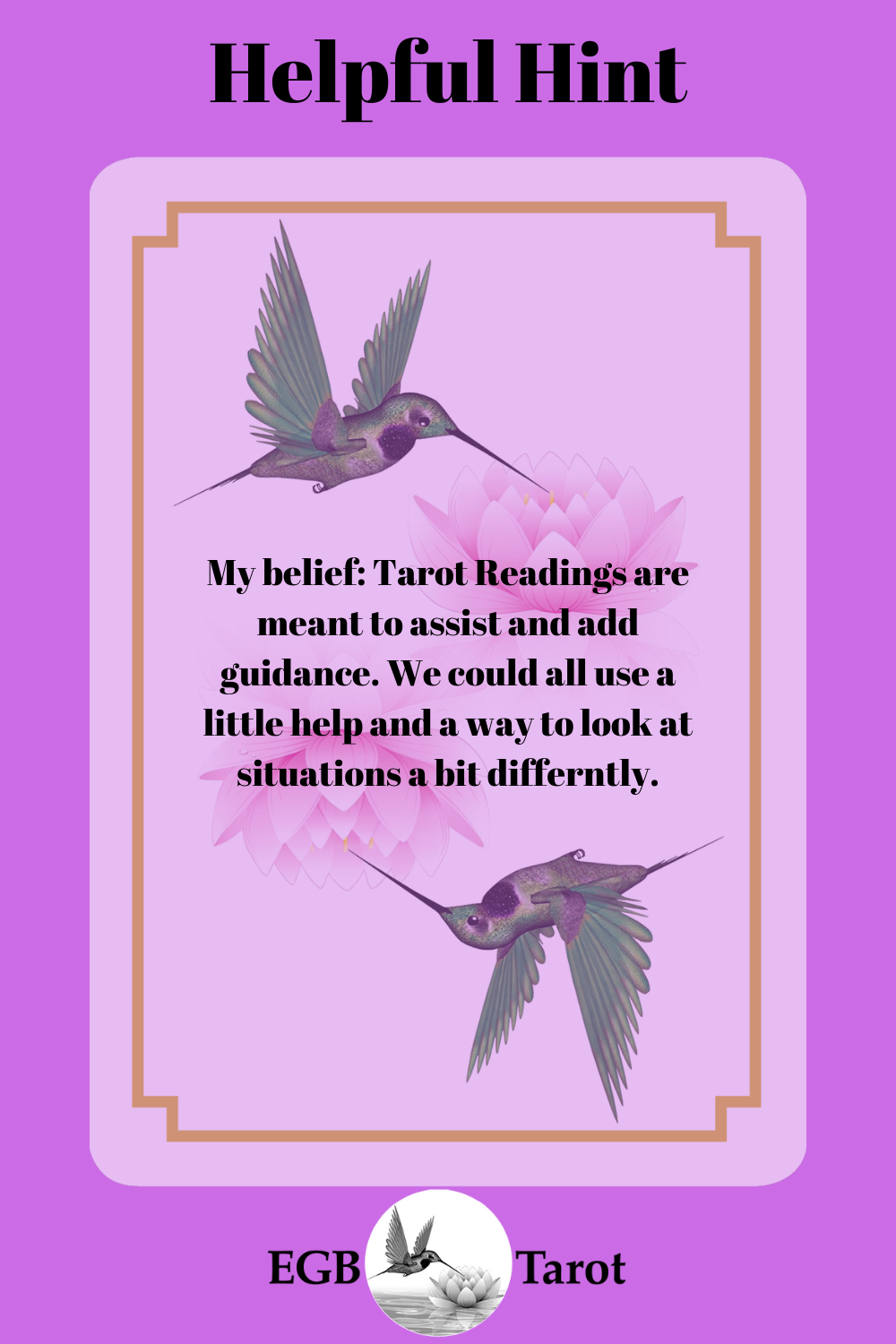 The Tarot – Erin Burrell